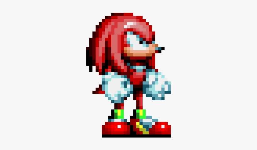 Sonic Mania Knuckles - Sonic Mania Knuckles Pixel PNG Image ...