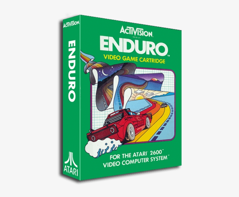Enduro Atari 2600 Video Game | Dkoldies PNG Image | Transparent PNG ...