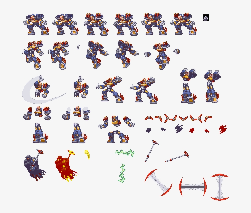 Sigma From Megaman X4 For The Playstation - Megaman X4 Sigma Sprites ...