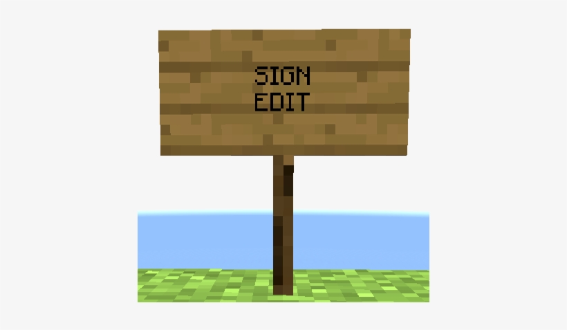 Overview Signedit Mods Projects - Minecraft Sign Png PNG Image ...