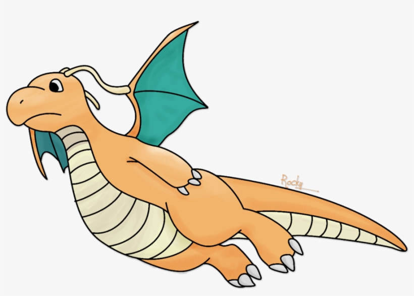 Jpg Royalty Free Library Dragonite By Rockystuffe On - Pokemon Dragonite PNG Image | Transparent ...