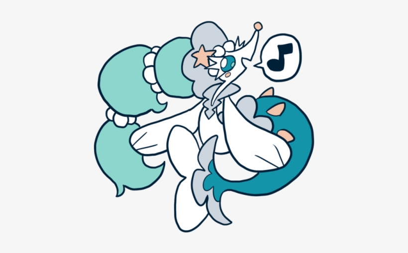 Drawing Primarina Makes Me Happy When I'm Feeling Down - Cartoon PNG ...