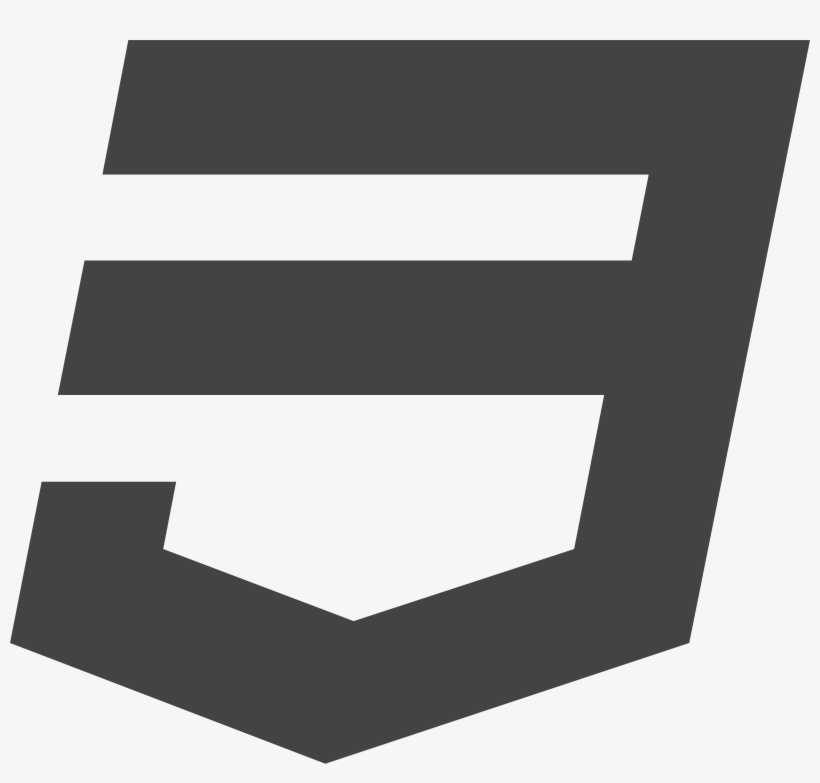 Download Css 3 Logo Png Transparent - Css Logo Black And White ...