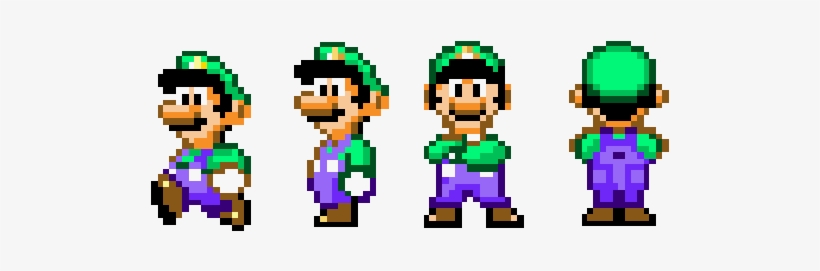 Download Luigisprite Zpsbfdfepng Retroluigipic Zpsbpng - Super Mario ...