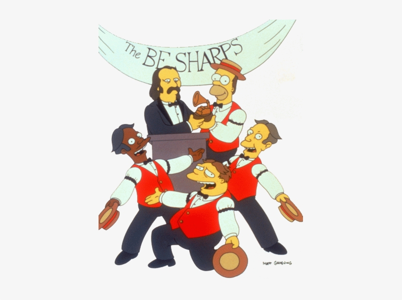 Download Homer's Barbershop Quartet - Barber Shop Quartet | Transparent ...