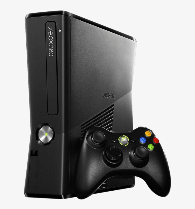 Xbox 360 Console Png Clip Royalty Free Library - Xbox 360 Slim PNG ...
