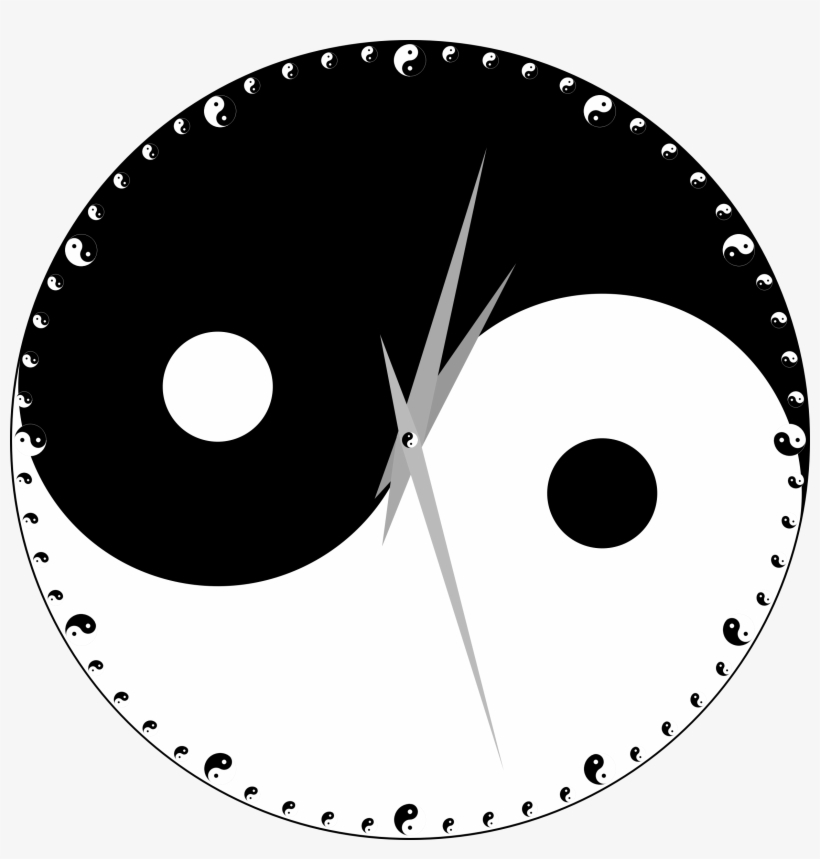 This Free Icons Png Design Of Yin Yang Clock PNG Image | Transparent ...