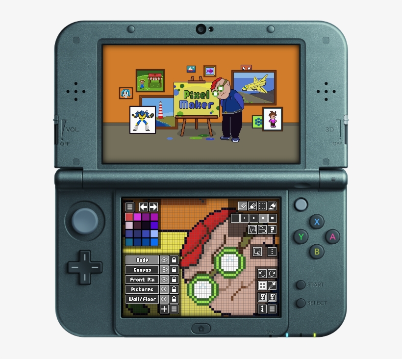 Pixelmaker Now Available In The Nintendo 3ds Eshop - Nintendo New 3ds ...