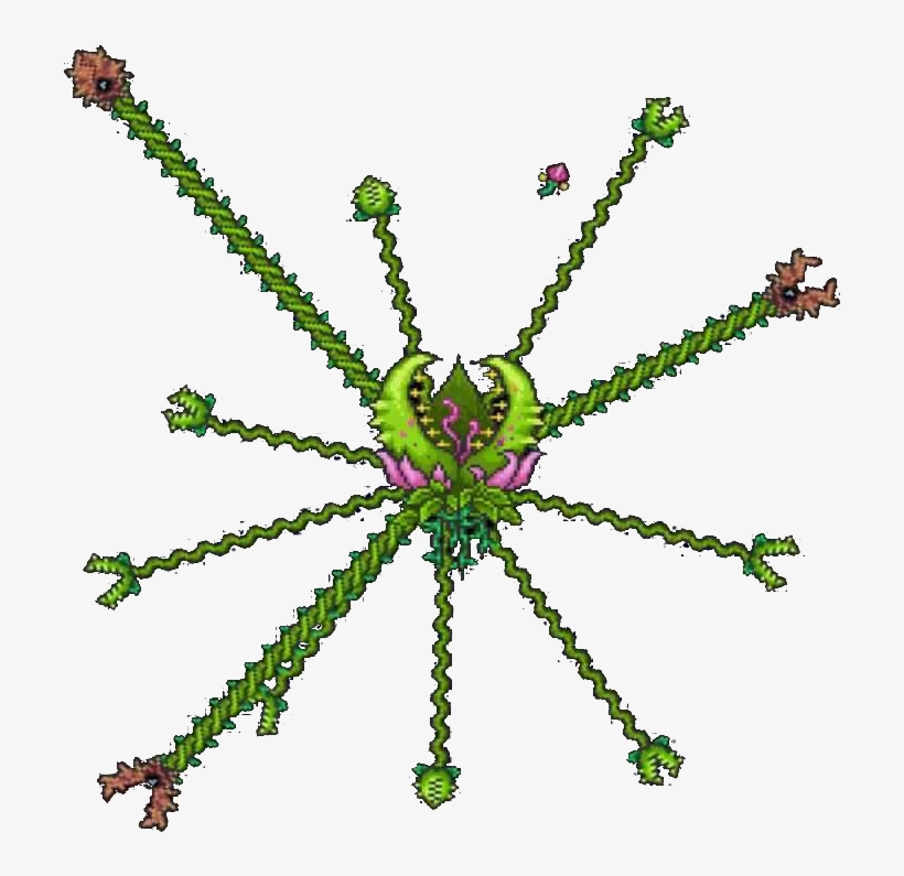 Hyperduck Ultimate-fury Giga Wing Vs Plantera - Boss PNG Image ...