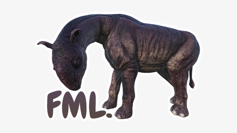 Ark Survival Evolved Messages Sticker-5 - Near Horn Beast PNG Image ...