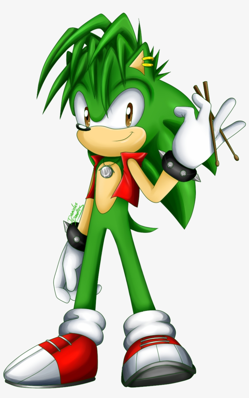 Manik By Danielasdoodles - Manic The Hedgehog Modern PNG Image ...