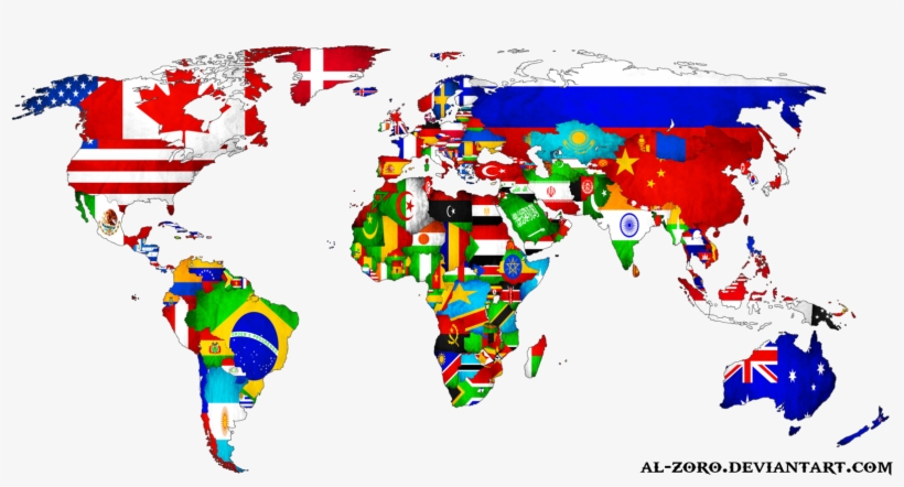 2014 World Map At Besttabletfor Me - World Map Flag Png PNG Image ...