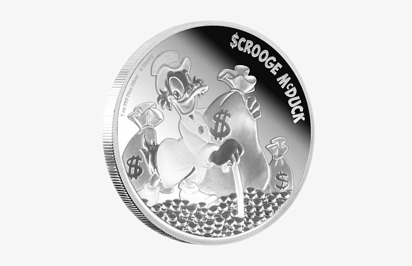 Niue 2015 Disney - Uncle Scrooge Silver Coin PNG Image | Transparent ...