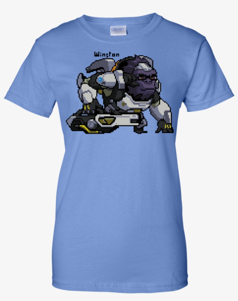 Download Overwatch Shirt Winston Pixel Name Watchauto - Cat Playing ...
