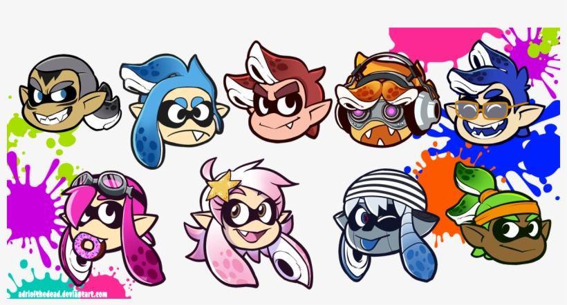 Splatoon Icon Commissions By Adriofthedead - Splatoon Character ...