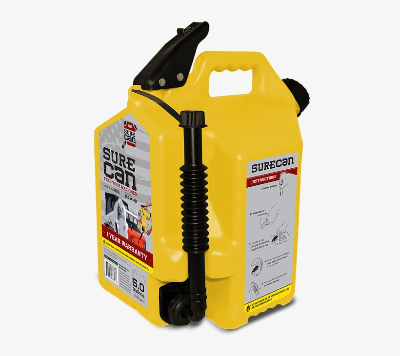 5 Gal Diesel Can Yellow " Dot Approved " - Diesel Can PNG Image ...