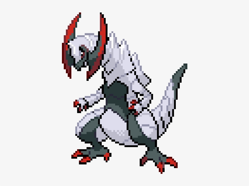 Imported Piskel - Haxorus Pixel Art Grid PNG Image | Transparent PNG ...