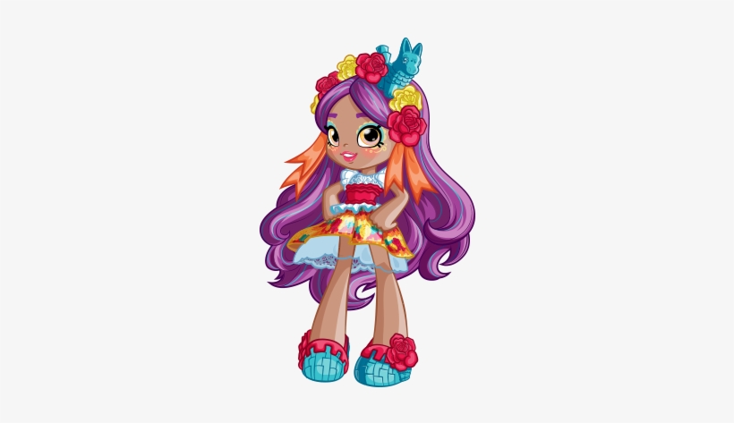 Rosa-0 - Shopkins World Vacation Rosa Pinata PNG Image | Transparent ...