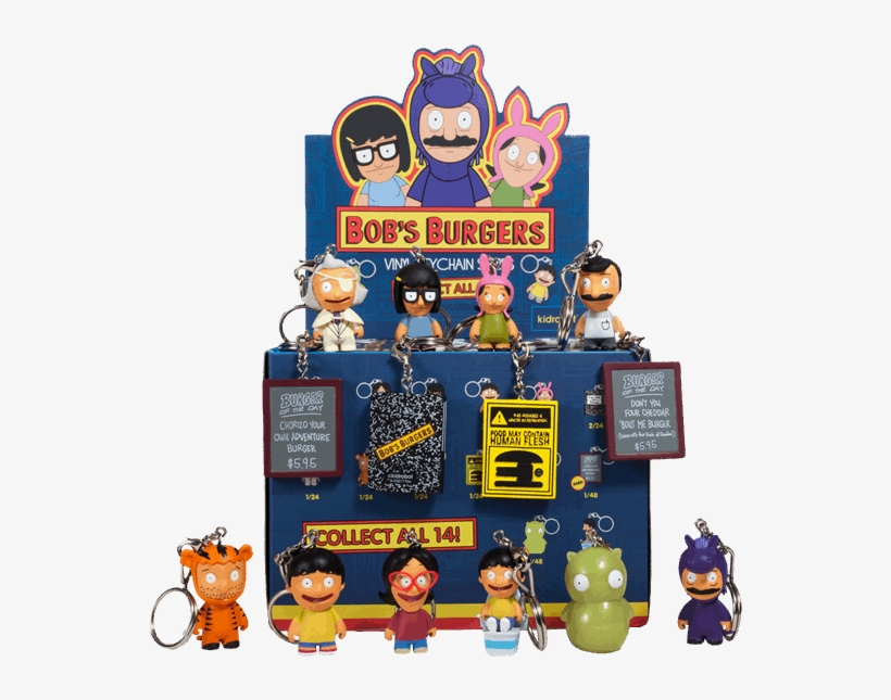 Blind Box Vinyl Keychain - Kidrobot: Bob's Burgers: Keychain Series PNG ...