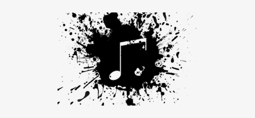 Paint Splatter Music - Paint Splatter Paw Print PNG Image | Transparent ...
