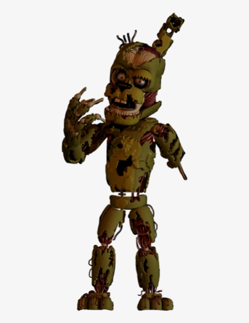 Salvaged Springtrap Svg Royalty Free - Figurine PNG Image | Transparent ...