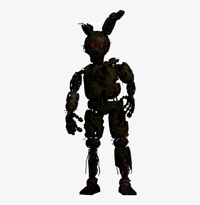 Download Ignited Springtrap - Fnaf 3 Springtrap Full Body | Transparent ...