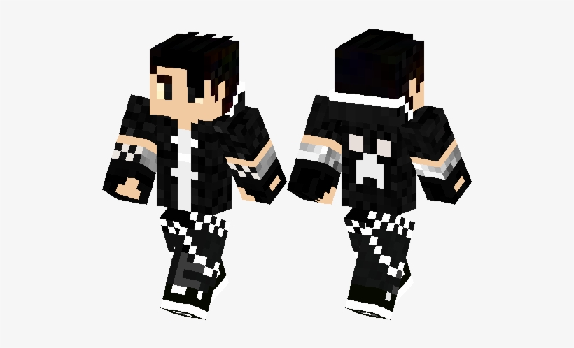 Arief33 Lbsg With White Line Head Jacket Skins - Minecraft PNG Image ...