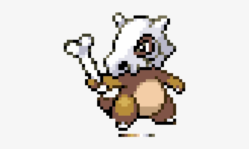 Cubone - Cubone Pixel Art PNG Image | Transparent PNG Free Download on ...