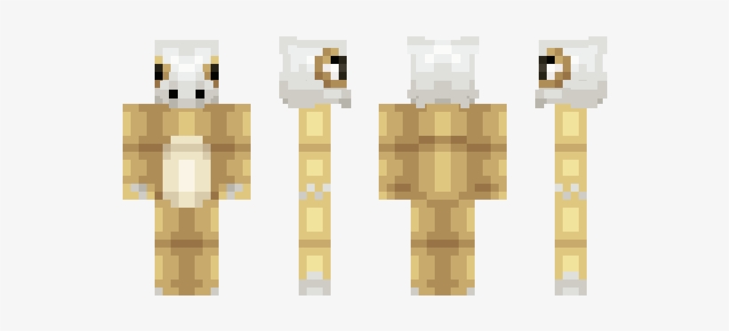 Minecraft Skin Cubone - Illustration PNG Image | Transparent PNG Free ...