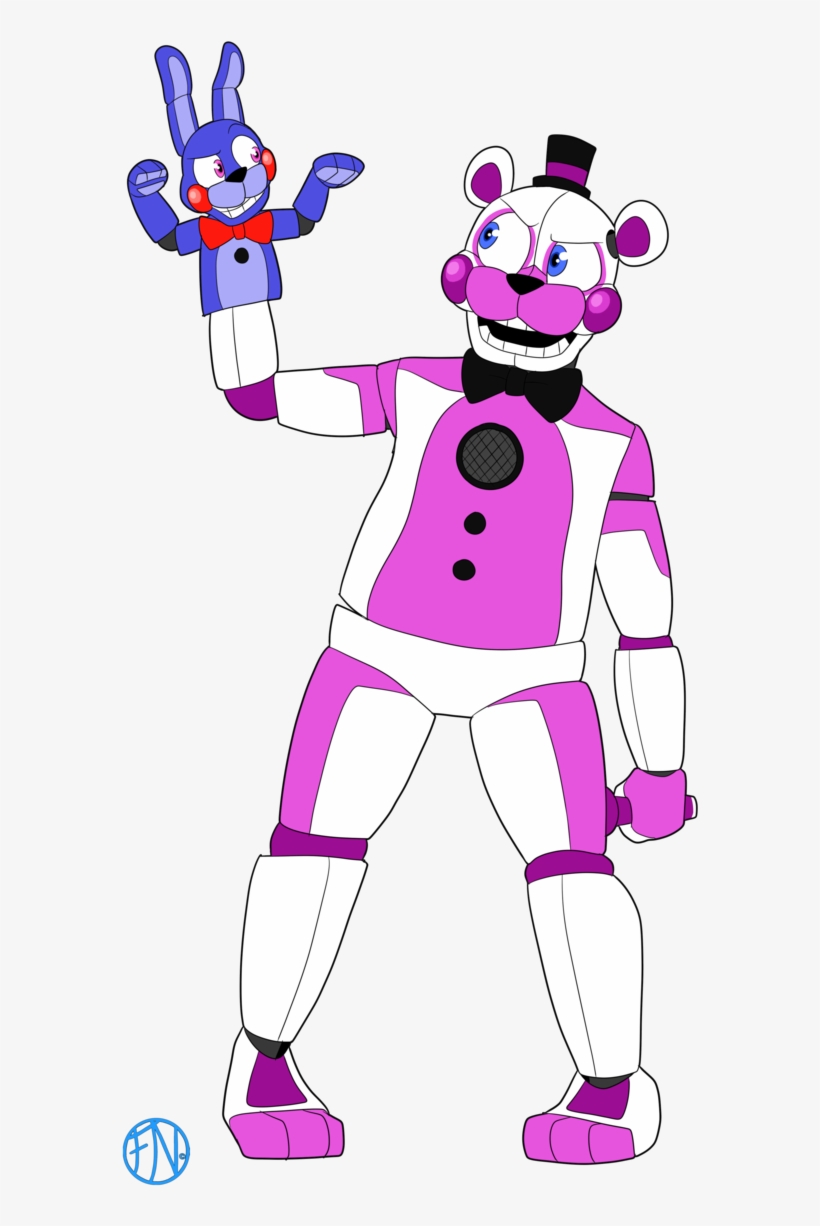 Funtime Freddy By Fnafnations - Fnafnations Funtime Foxy Male PNG Image ...
