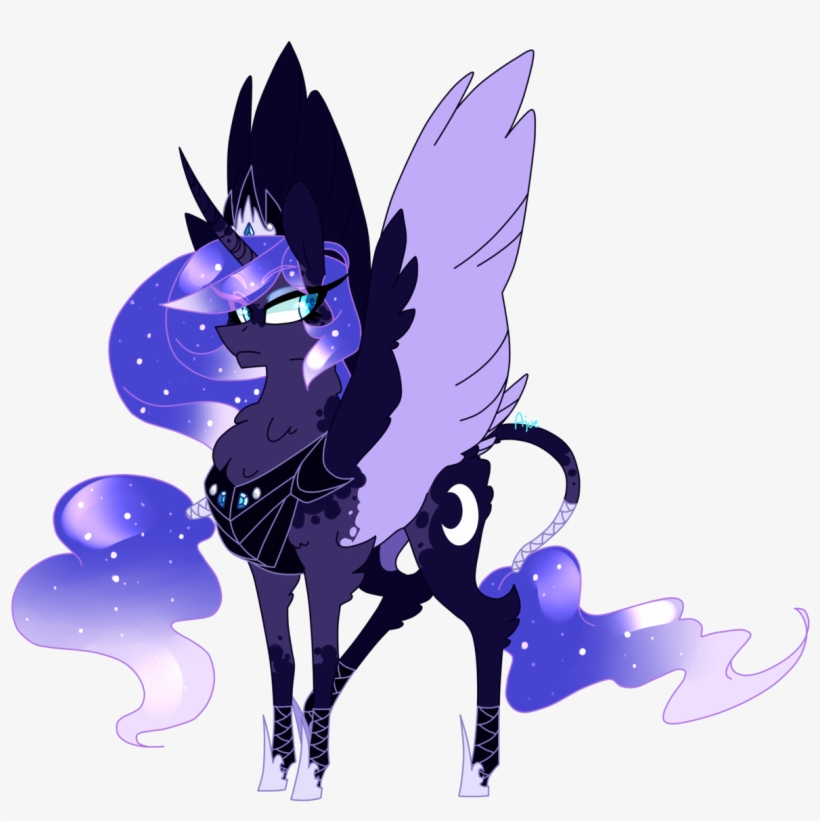 Luna By Ajuethemod - Celestia And Luna Redesign PNG Image | Transparent ...