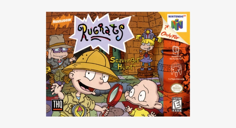 Rugrats Scavenger Hunt - Nintendo Rugrats Scavenger Hunt PNG Image ...