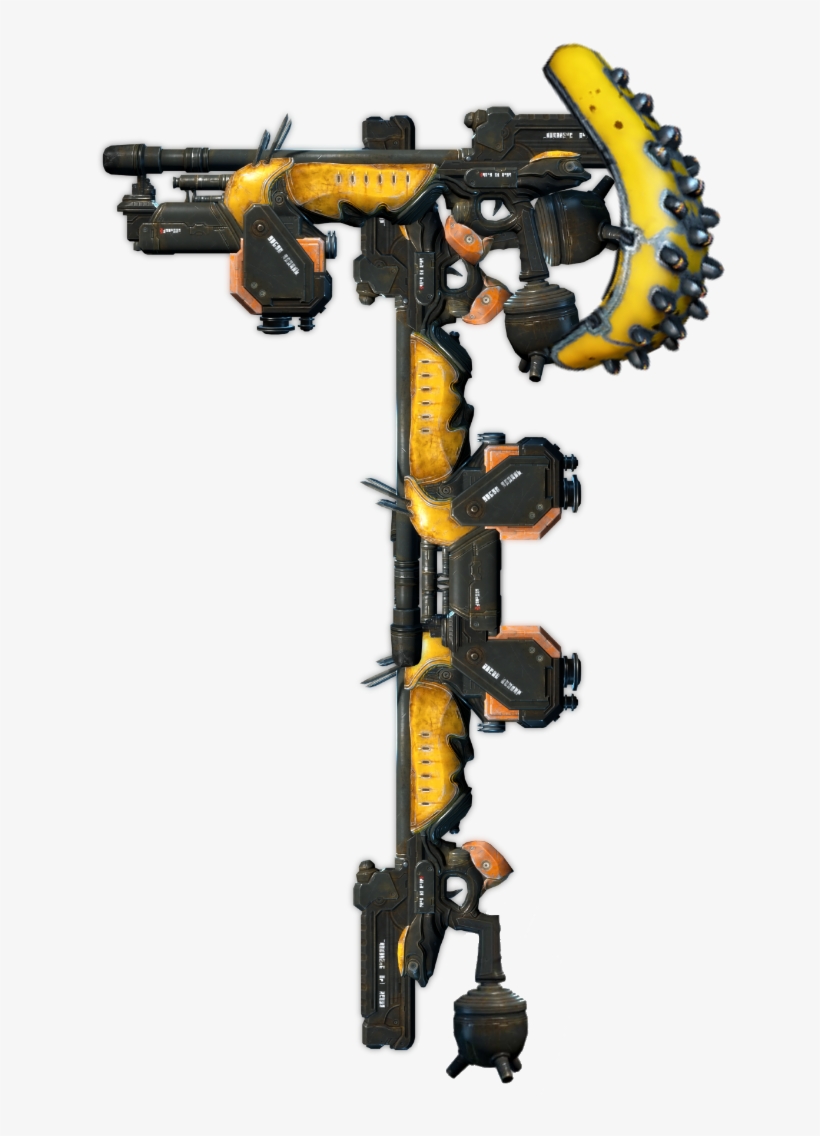 Grakata Minigun, Grakata Hammer And Quad Grakata - Grakata Melee PNG ...