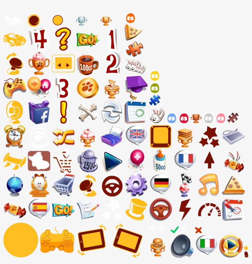 Download Click For Full Sized Image Icons - Garfield Kart Icons ...