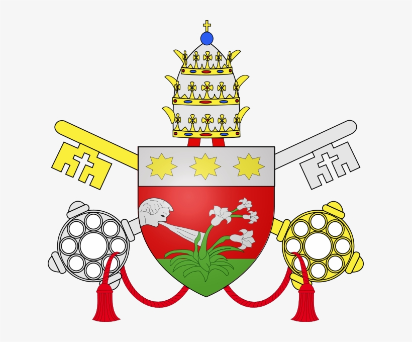 Coat Of Arms Of Pious Vi - Pius X Coat Of Arms PNG Image | Transparent ...