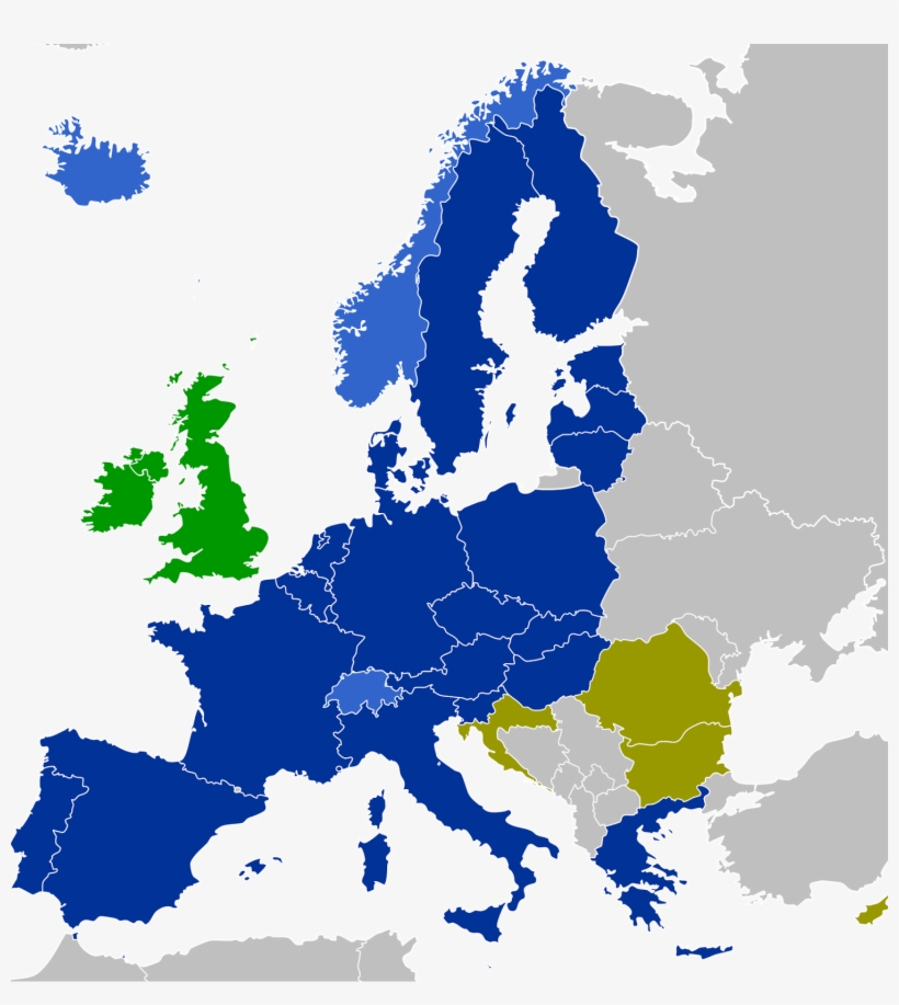 Sample Application For Schengen Visa - European Single Market Map PNG ...