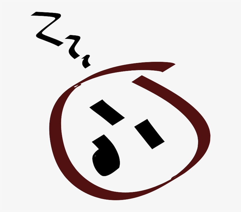 Sleeping, Tired, Sleep, Face, Stylistic, Hand Drawn - Sleeping Clip Art ...