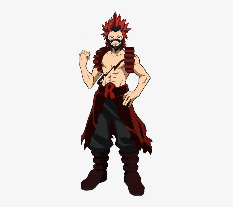 Eijirou Kirishima Red Riot - Kirishima Hero Costume PNG Image ...