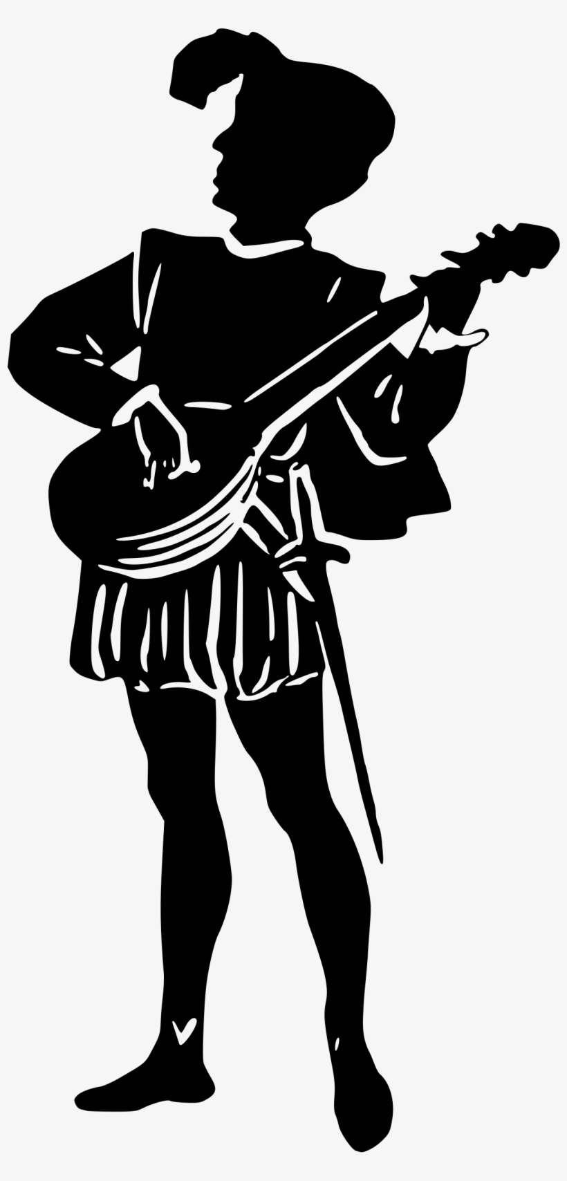 This Free Icons Png Design Of Minstrel Silhouette PNG Image ...