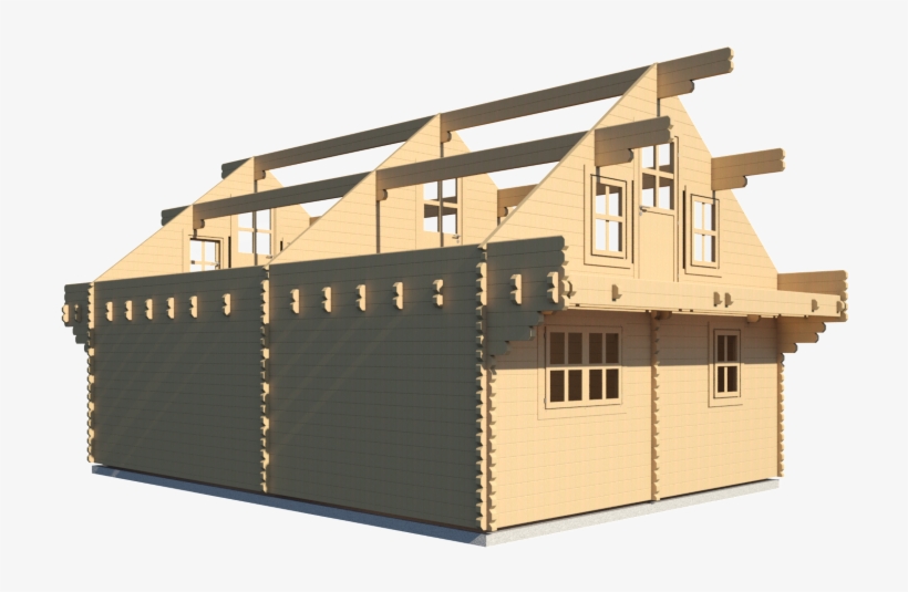 Framing Timber Walls In Revit® Model - Revit Timber Wall PNG Image ...