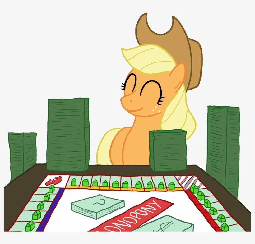 Paper-pony, Board Game, Dosh, Eyes Closed, Monopoly, - Cartoon PNG ...