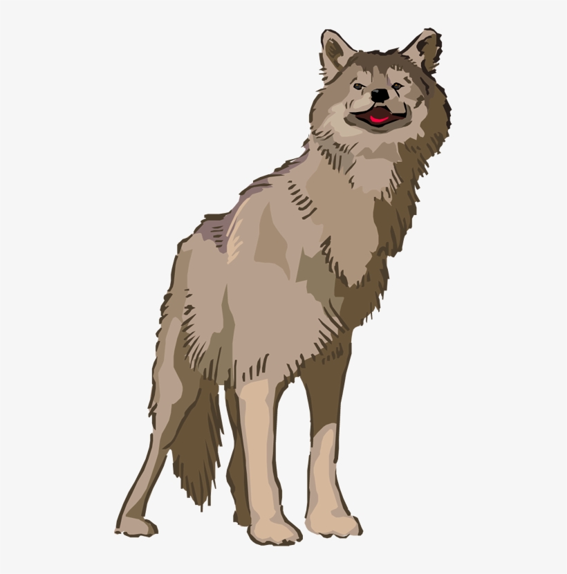 Animated Wolf Clipart - Wolf Clipart Animed PNG Image | Transparent PNG ...