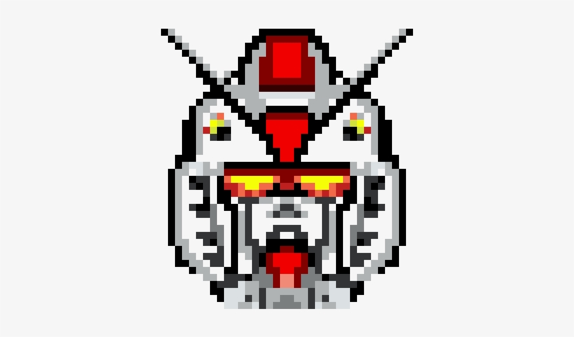 Download Gundam - Pixel Art | Transparent PNG Download | SeekPNG