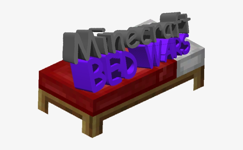 Download This Minecraft Bed Wars Logo - Minecraft Bed Transparent ...