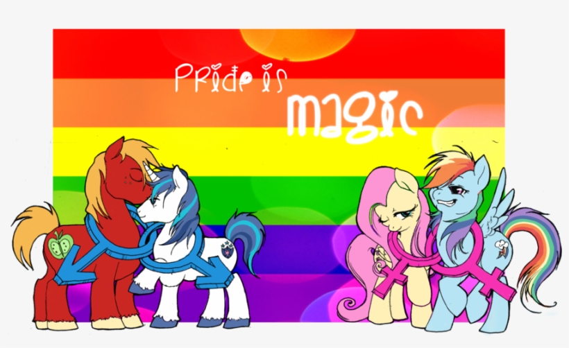 Pride Is Magic By Flutterdashwhore-d64t7a3 - My Little Pony Pride PNG ...