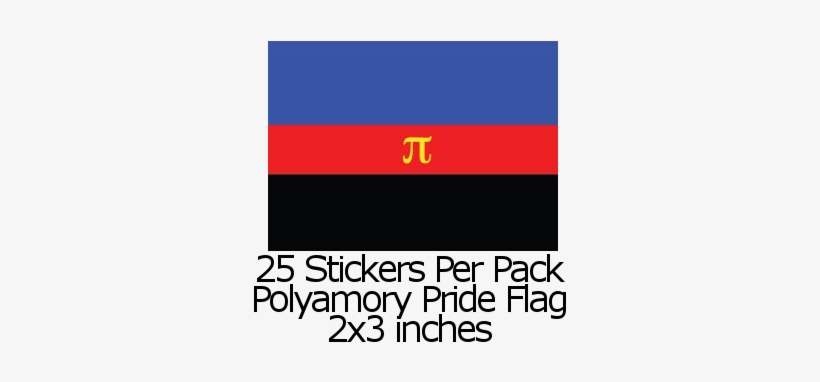 Download Polyamory Polyamorous Pride Flag Sticker, - Bisexuality ...