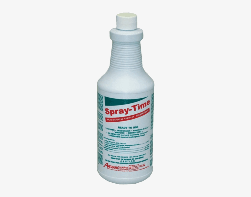 Spray Time Rtu Disinfectant - Bottle PNG Image | Transparent PNG Free ...
