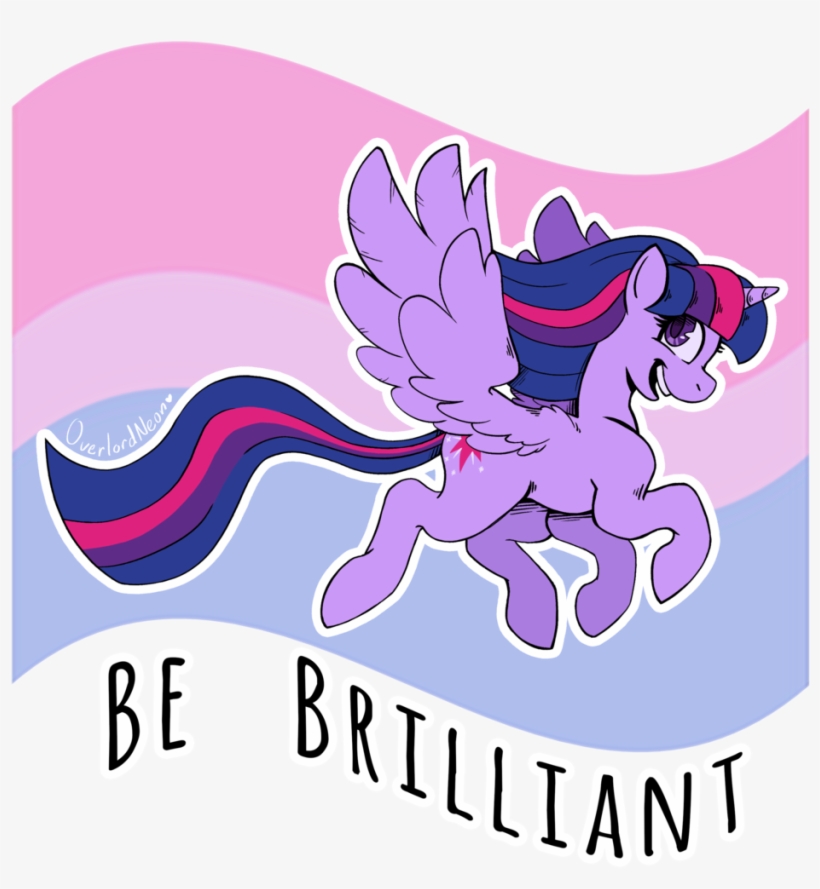 Overlordneon, Bisexual, Bisexual Pride Flag, Bi Twi, - Bisexual Mlp PNG ...