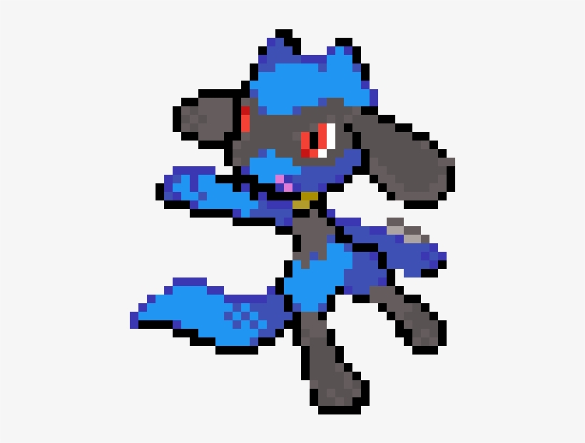Download Riolu - Pixel Art Pokemon Riolu | Transparent PNG Download ...