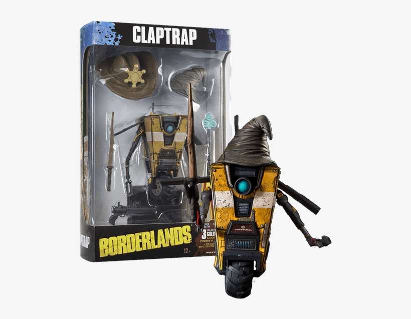 Claptrap Deluxe Box Set - Borderlands Claptrap Deluxe Action Figure Box ...